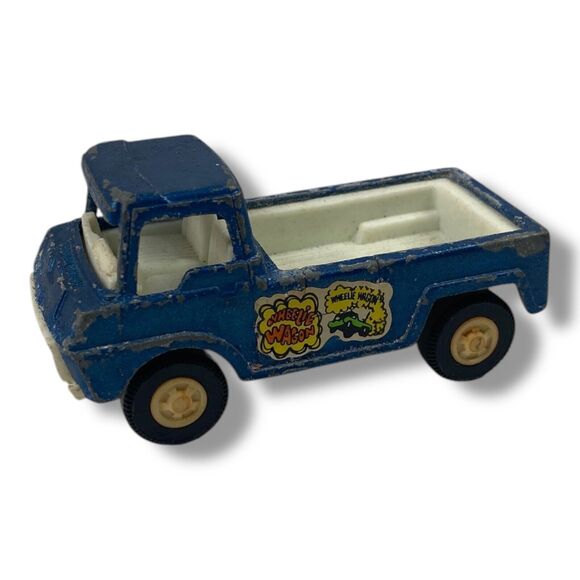 TootsieToy | Toys | Vintage 969 Tootsie Toy Pickup Truck Blue Wheelie ...